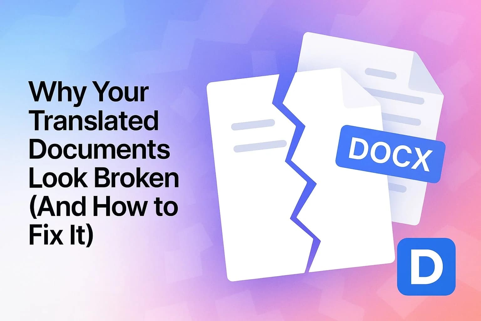 Why 87% of Translated Documents Look Like Garbage (Fixed ...